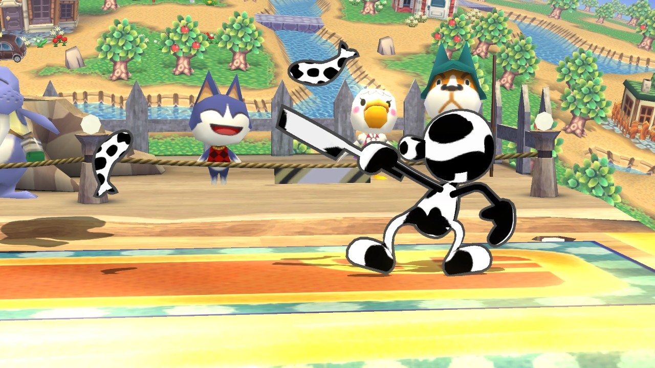 Mr. Moo And Watch Mod for Super Smash Bros. (Wii U) | SSB4U Mods