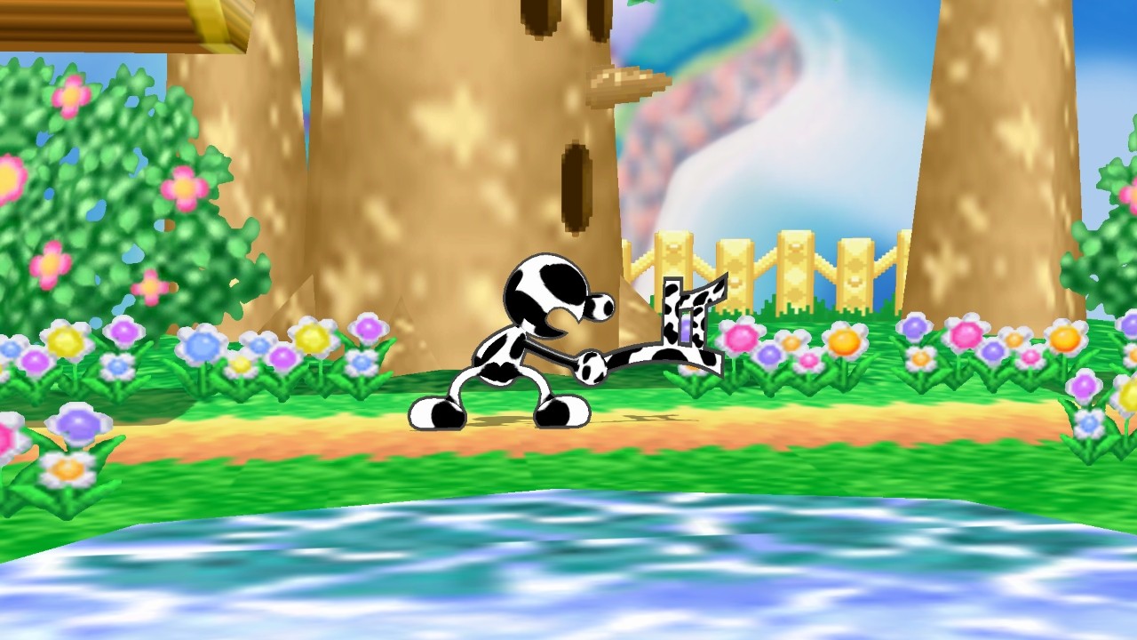 Mr. Moo And Watch Mod for Super Smash Bros. (Wii U) | SSB4U Mods