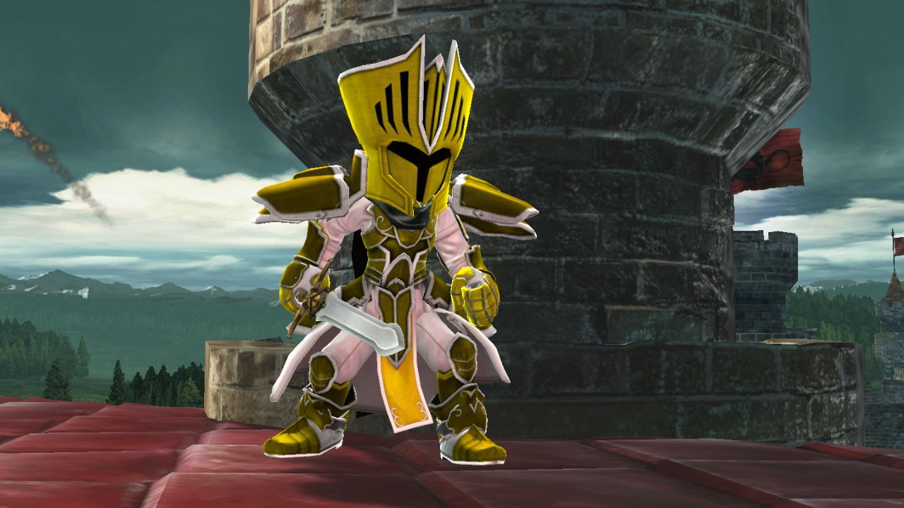 Golden Knight over Black Knight Mii Costume [Super Smash Bros. (Wii U ...