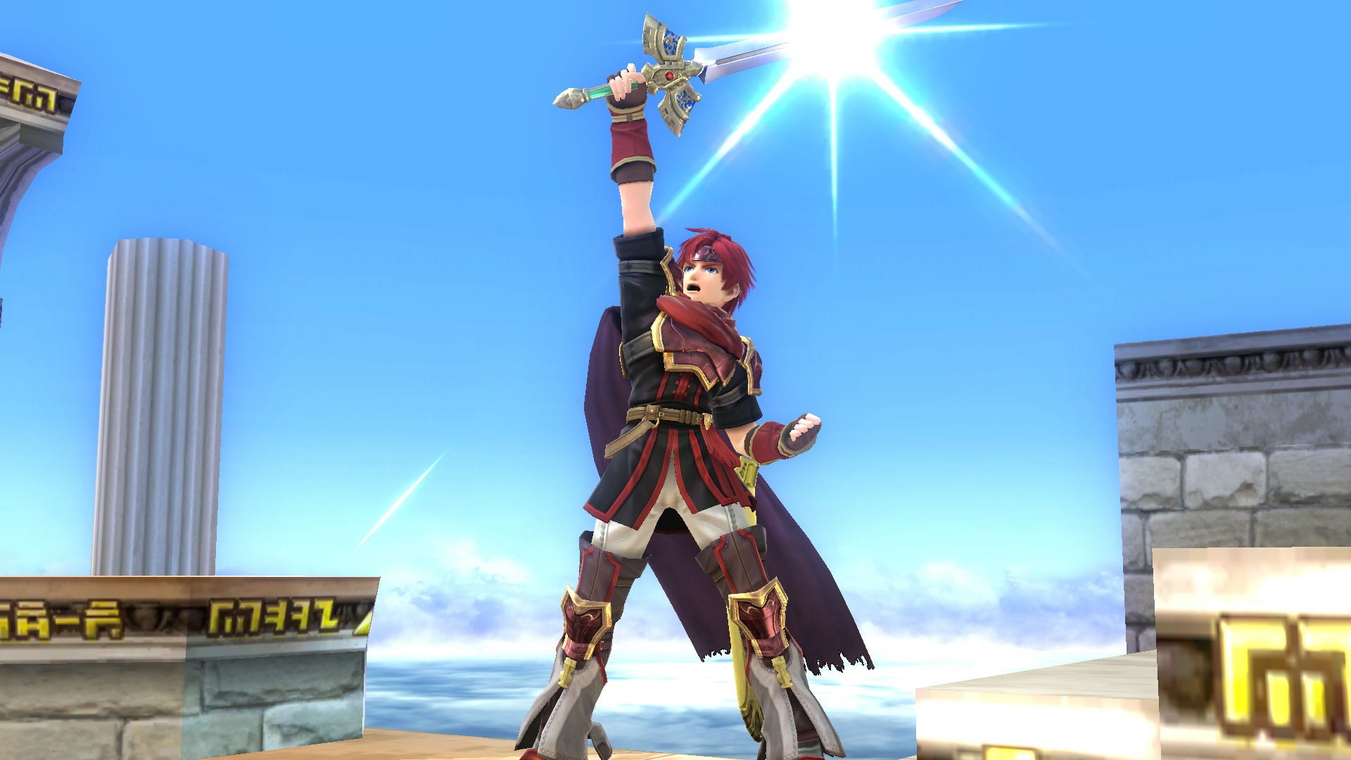 Black Red & Gold Roy [Super Smash Bros. (Wii U)] [Mods]