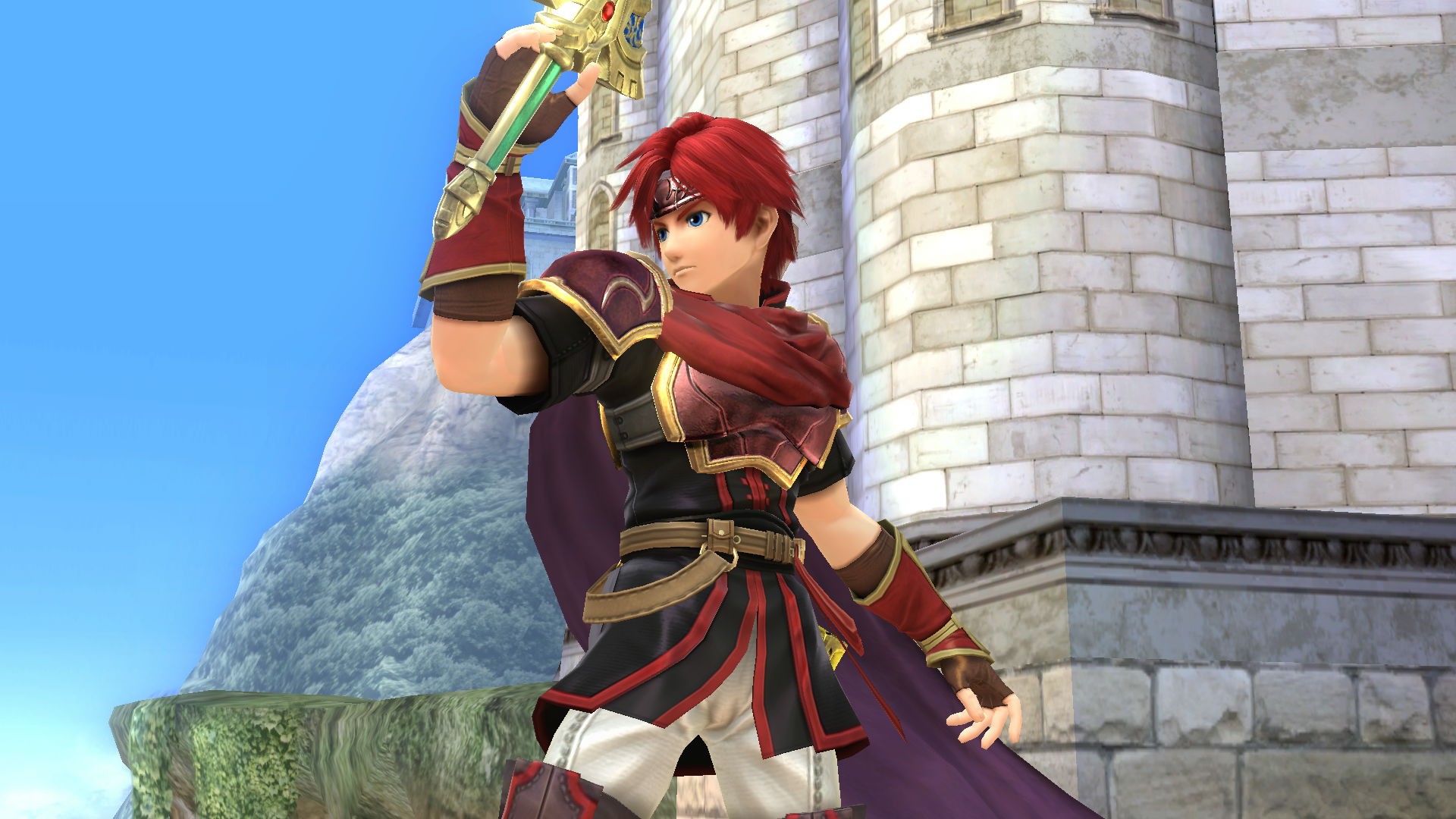 Black Red & Gold Roy [Super Smash Bros. (Wii U)] [Mods]