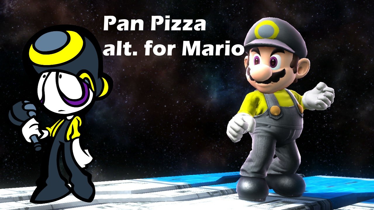Pan Pizza alt. for Mario [Super Smash Bros. (Wii U)] [Mods]