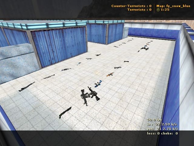 fy_snow_blue Mod for Counter-Strike 1.6 | CS1.6 Mods