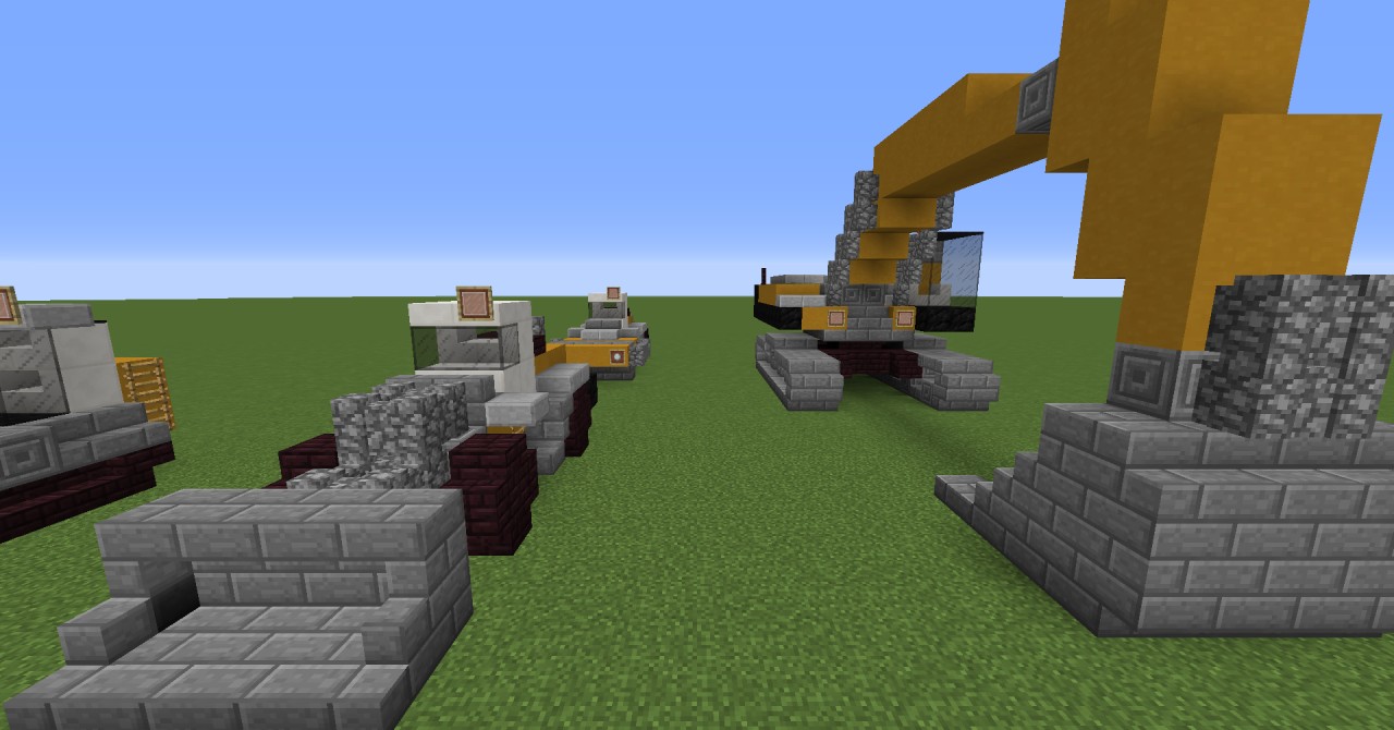 Construction Vehicle Bundle Mod for Minecraft: Java Edition | MC Mods