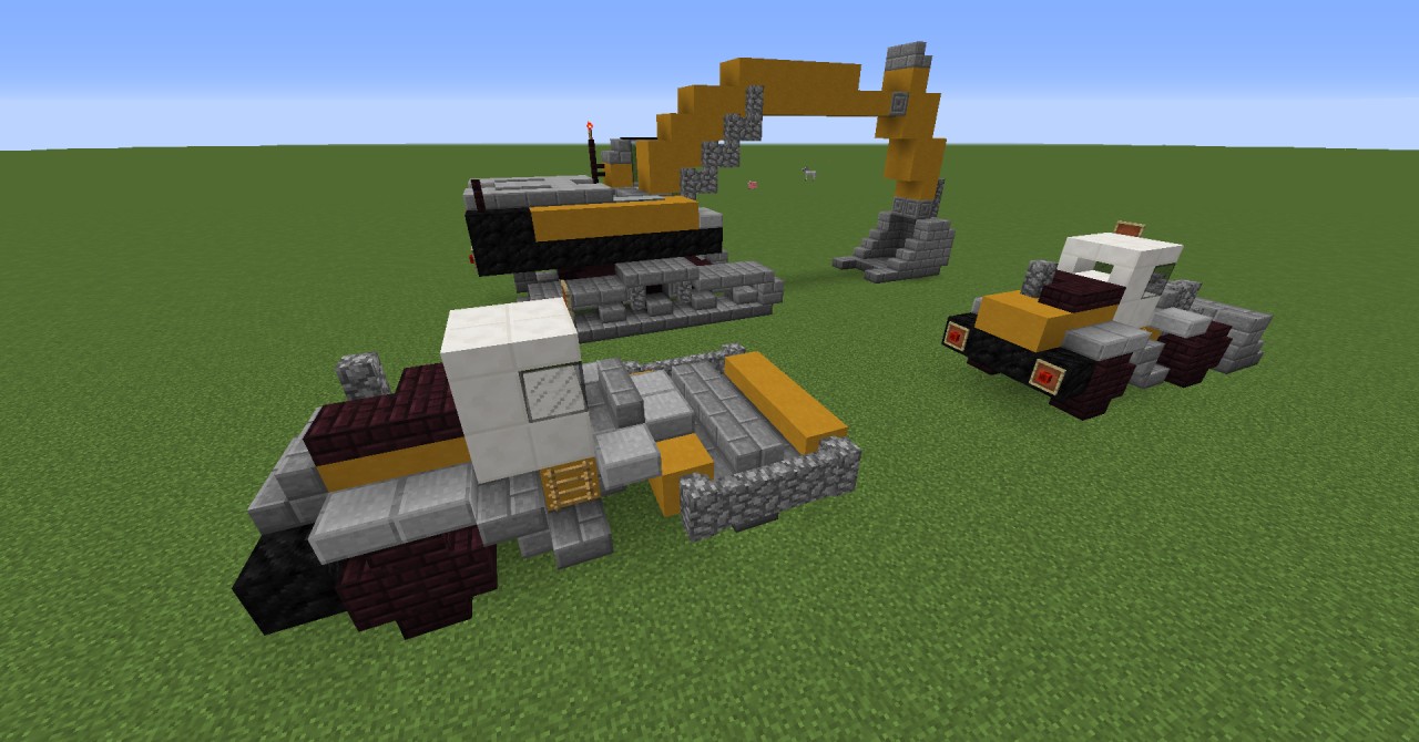 Construction Vehicle Bundle Mod for Minecraft: Java Edition | MC Mods