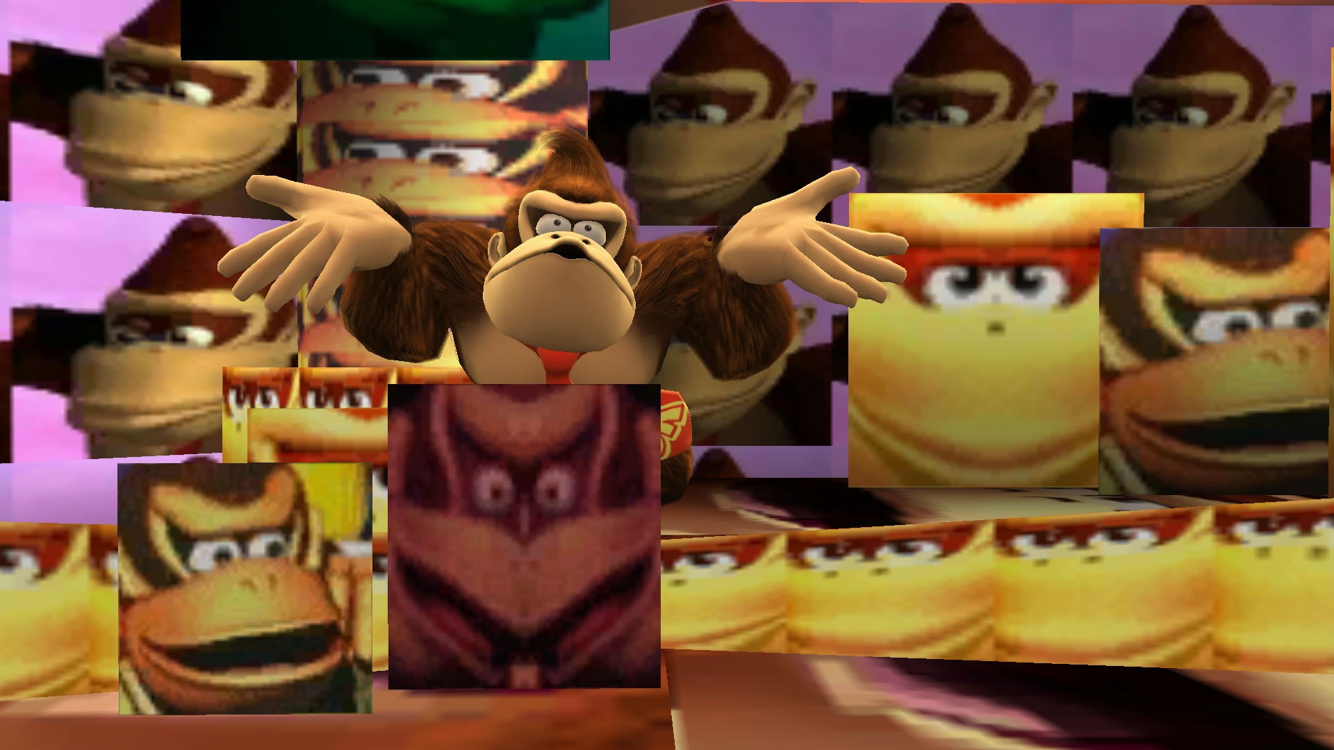 Dong inducing DK64 omega stage [Super Smash Bros. (Wii U)] [Mods]