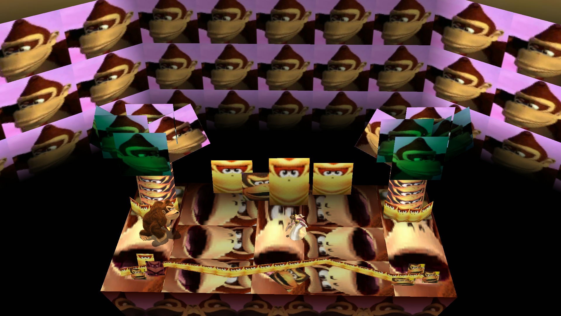 Dong inducing DK64 omega stage [Super Smash Bros. (Wii U)] [Mods]