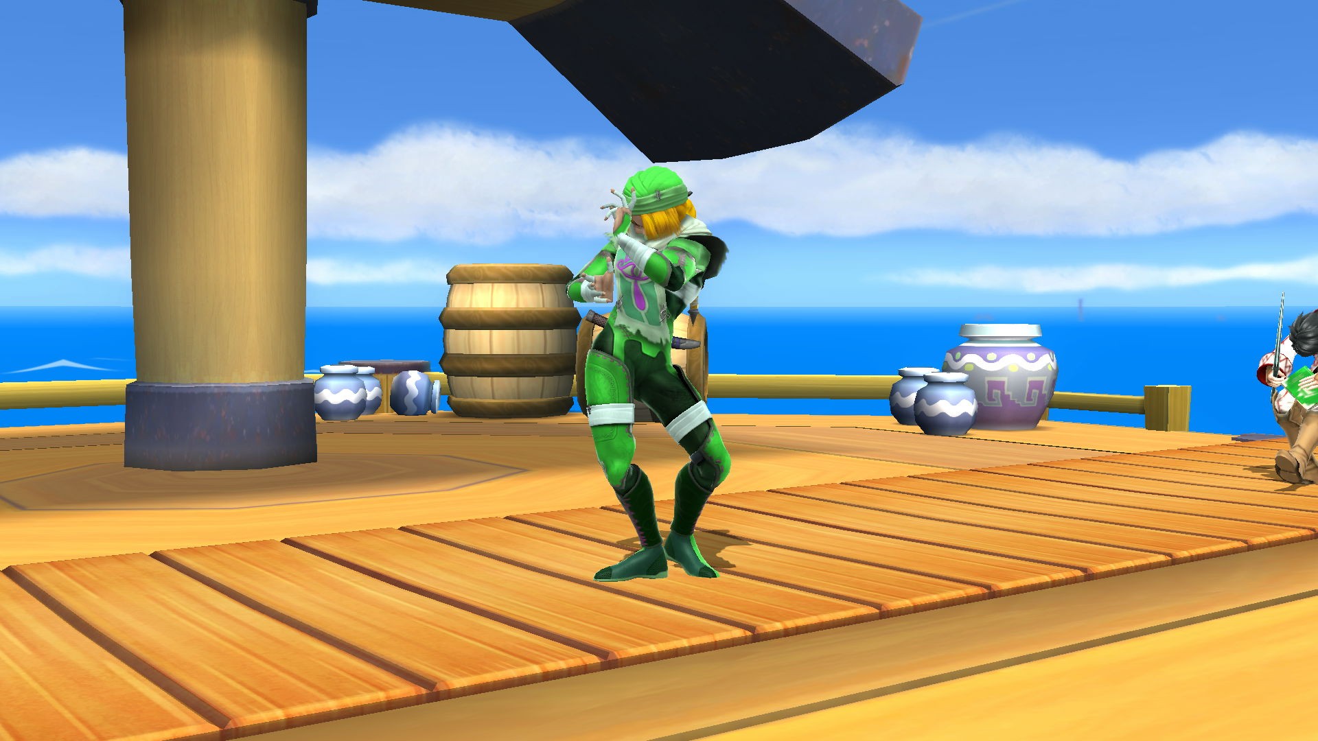 Green Sheik (Melee) [Super Smash Bros. (Wii U)] [Mods]