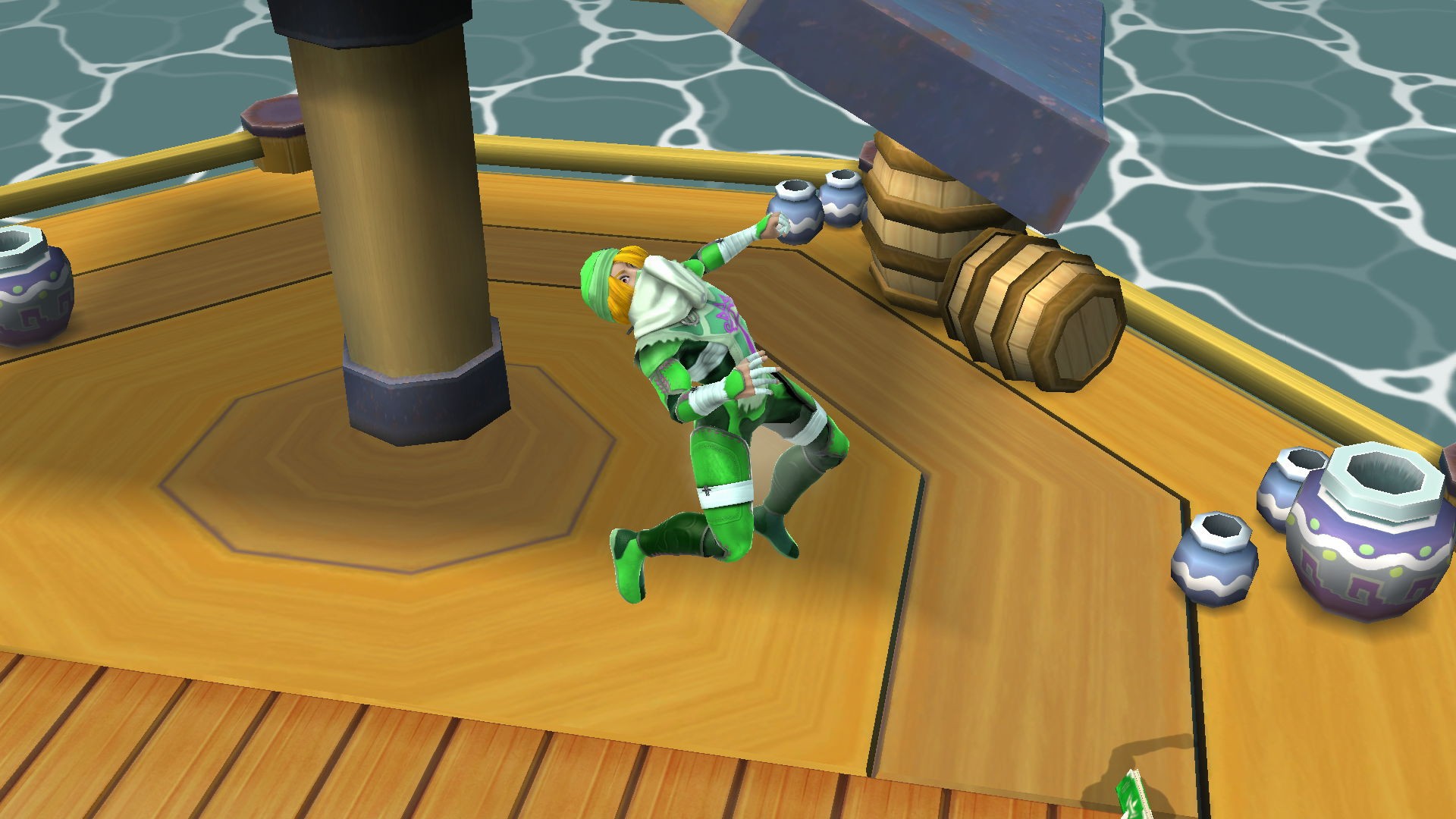 Green Sheik (Melee) [Super Smash Bros. (Wii U)] [Mods]