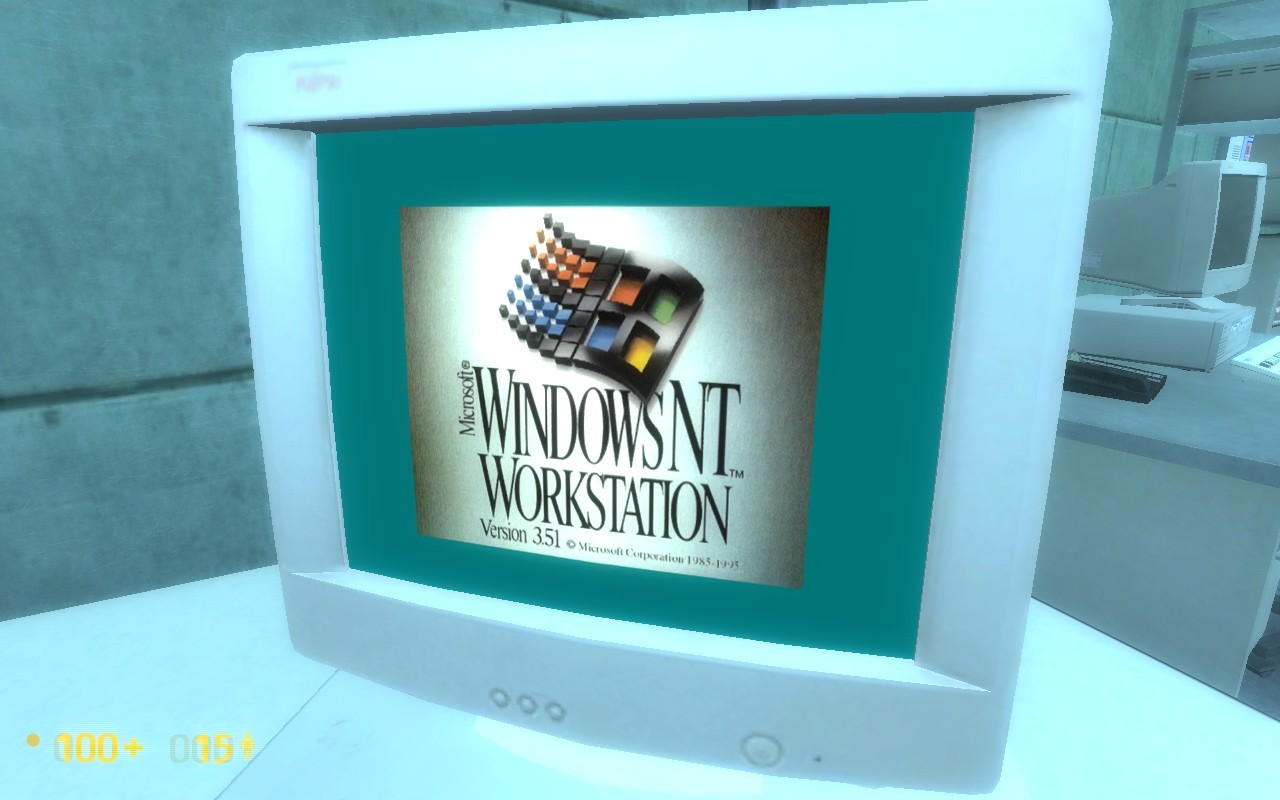 Windows NT 3.51 Monitor Screens [Black Mesa] [Mods]