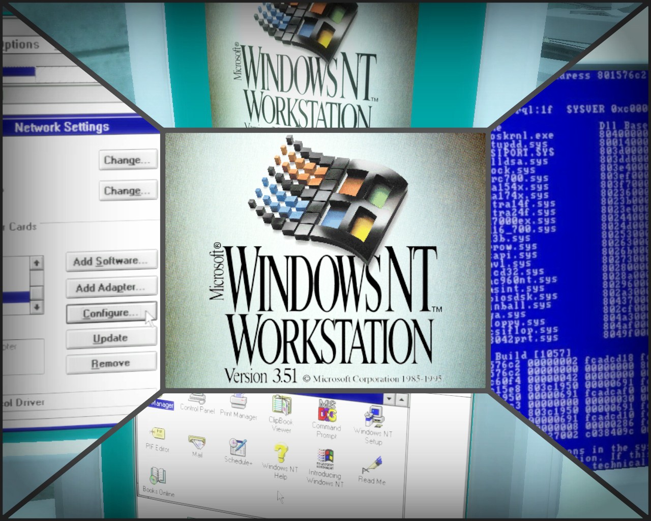 Windows NT 3.51 Monitor Screens [Black Mesa] [Mods]