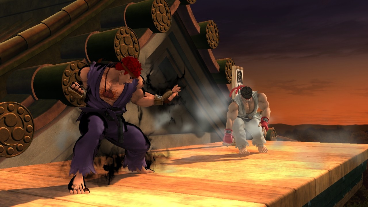 Evil Ryu over Ryu [Super Smash Bros. (Wii U)] [Mods]