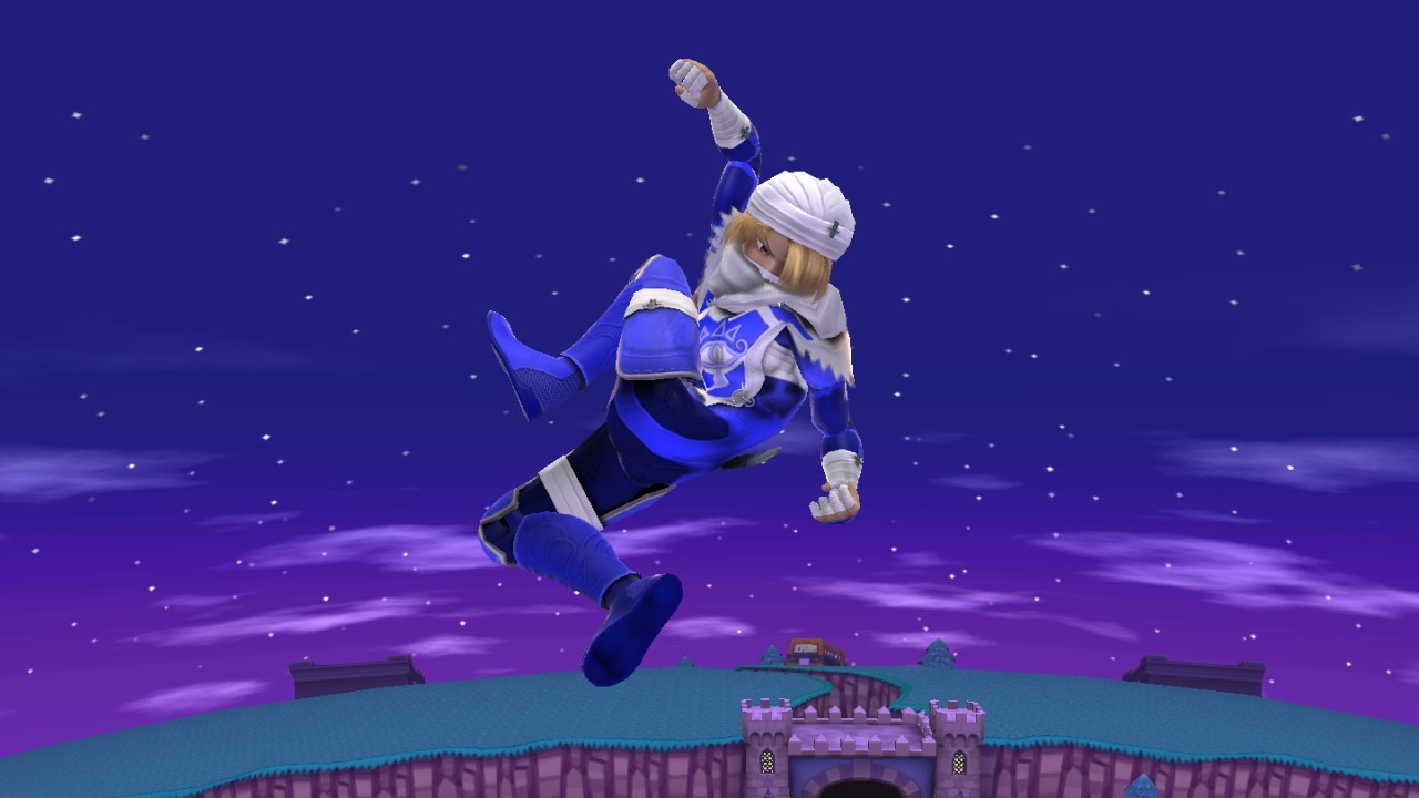 Royal Blue Sheik [Super Smash Bros. (Wii U)] [Mods]