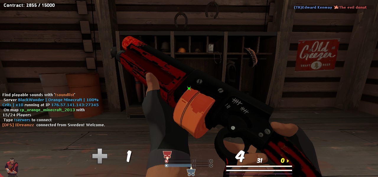 Black neon Baby Face's Blaster Mod for Team Fortress 2 | TF2 Mods