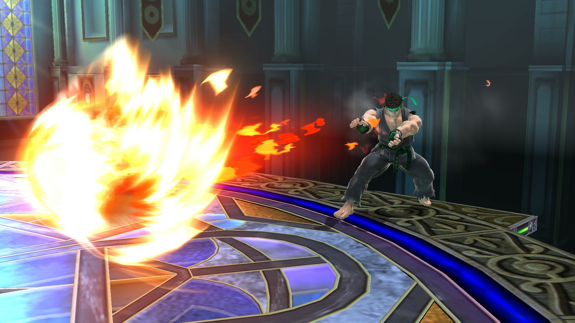 Green & Black Ryu (Hydra Recolor) [Super Smash Bros. (Wii U)] [Mods]