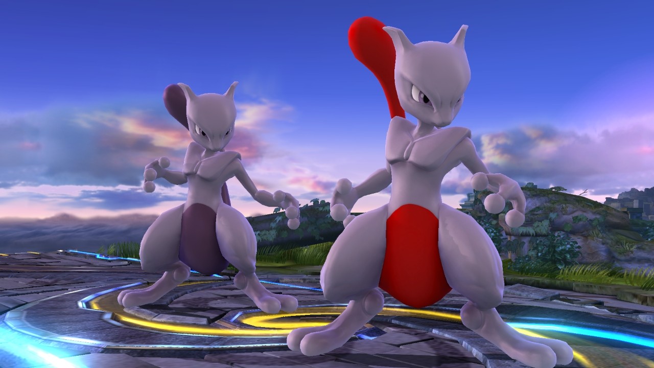 Red Tailed Mewtwo Mod for Super Smash Bros. (Wii U) | SSB4U Mods