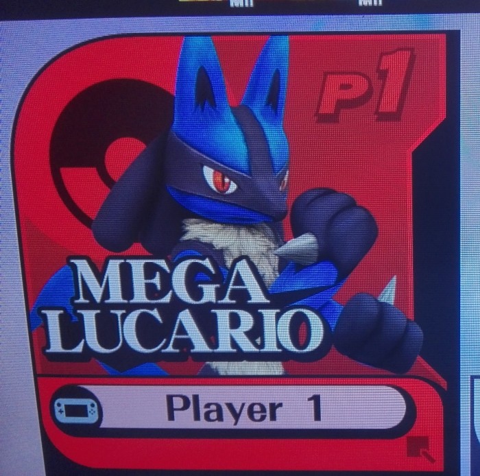 Mega Lucario Name Plate Mod for Super Smash Bros. (Wii U) | SSB4U Mods