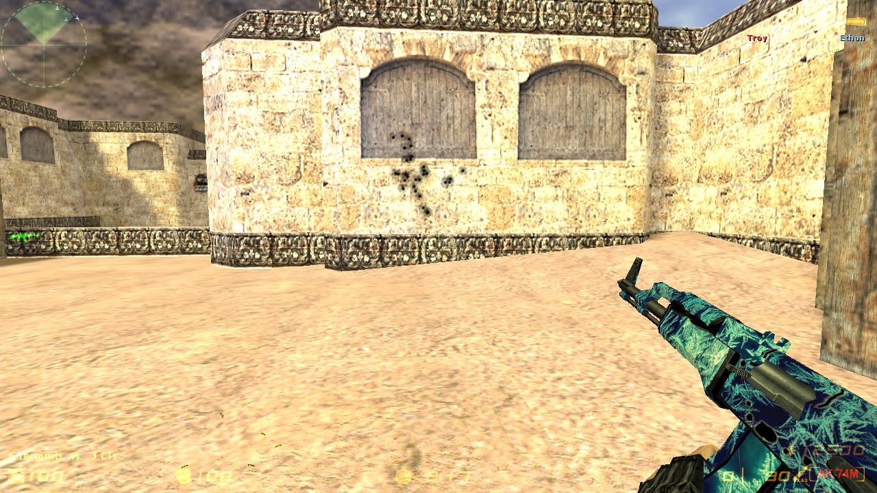 AK-47 Deep Frost by Samuel Phan Mod for Counter-Strike 1.6 | CS1.6 Mods