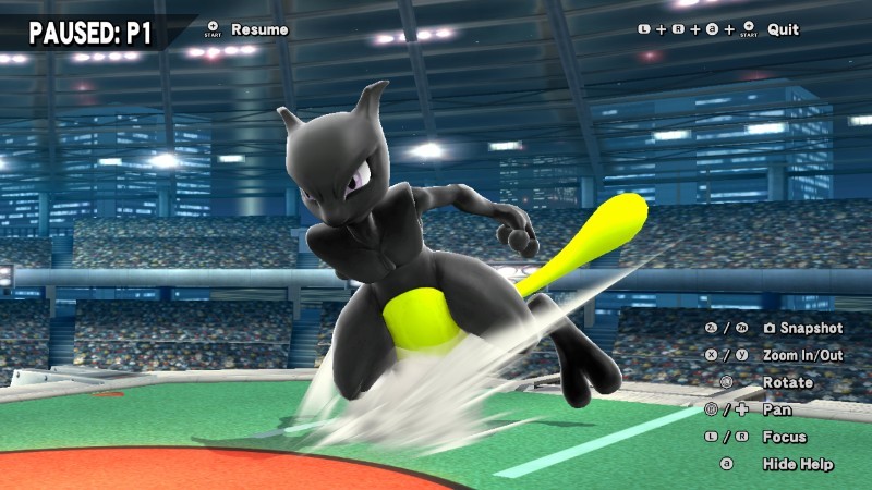 Black Mewtwo with Yellow Tail Mod for Super Smash Bros. (Wii U) | SSB4U ...