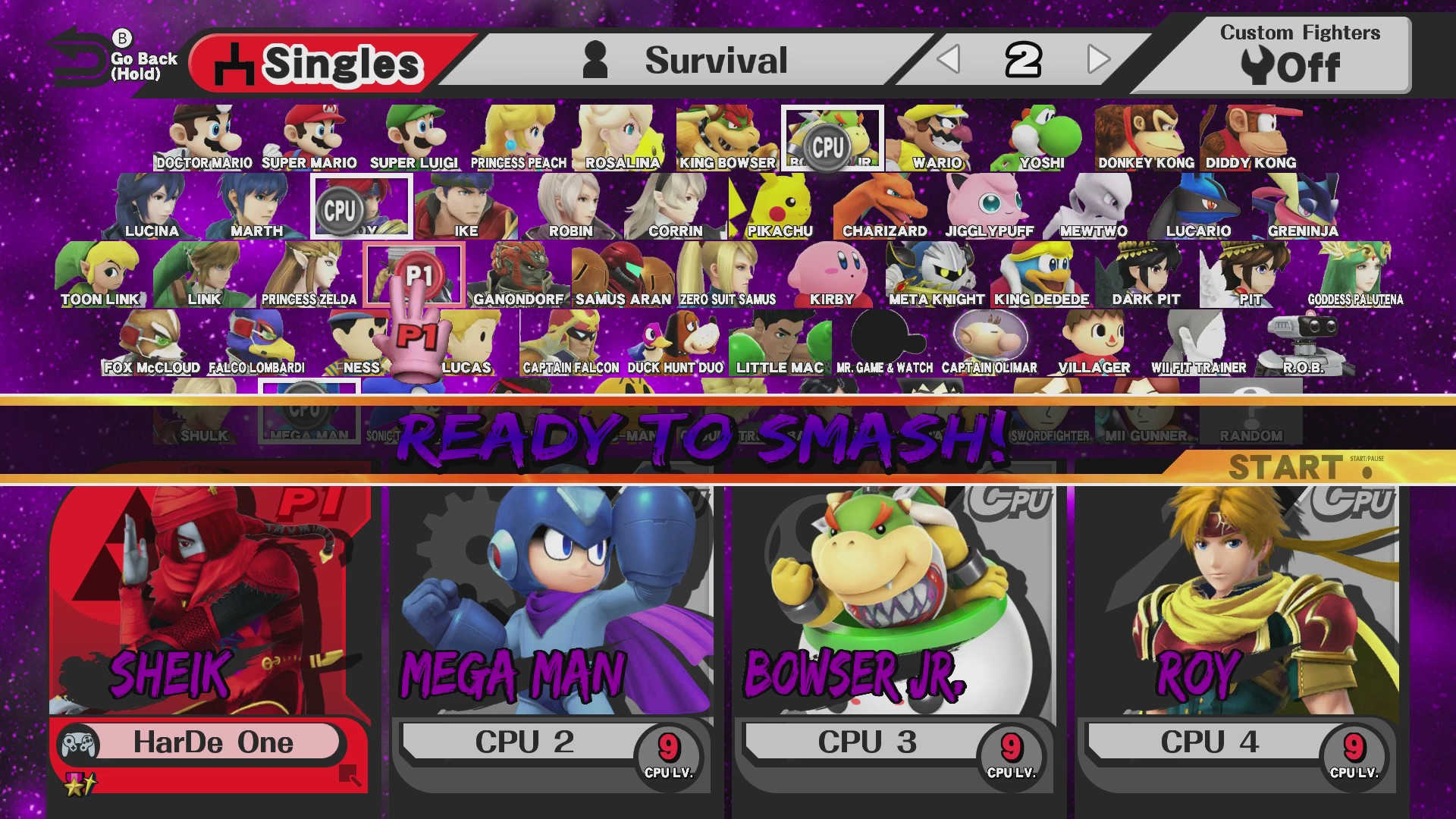 Purple Smash for Wii U (with nameplates!) [Super Smash Bros. (Wii U ...