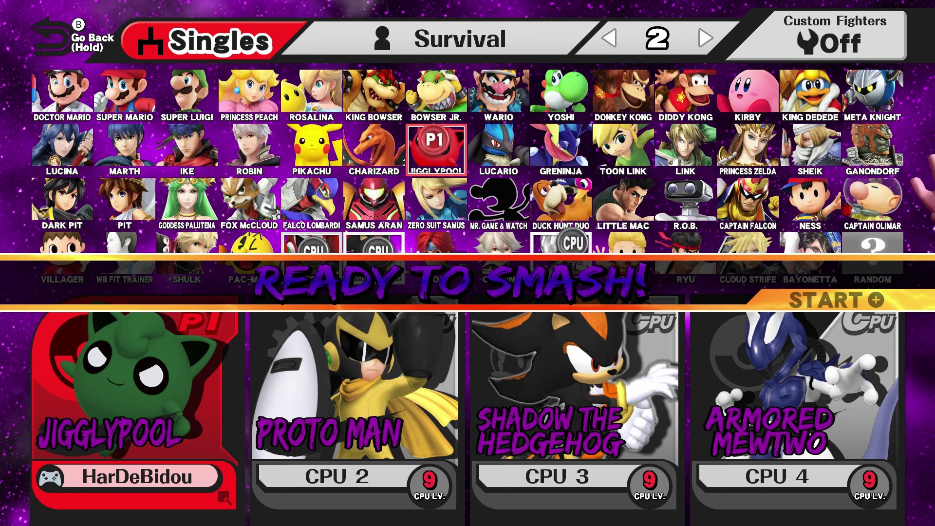 Purple Smash for Wii U (with nameplates!) [Super Smash Bros. (Wii U ...