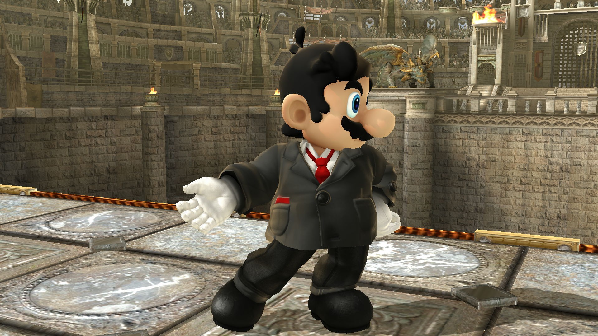 Tuxedo Mario [Super Smash Bros. (Wii U)] [Mods]