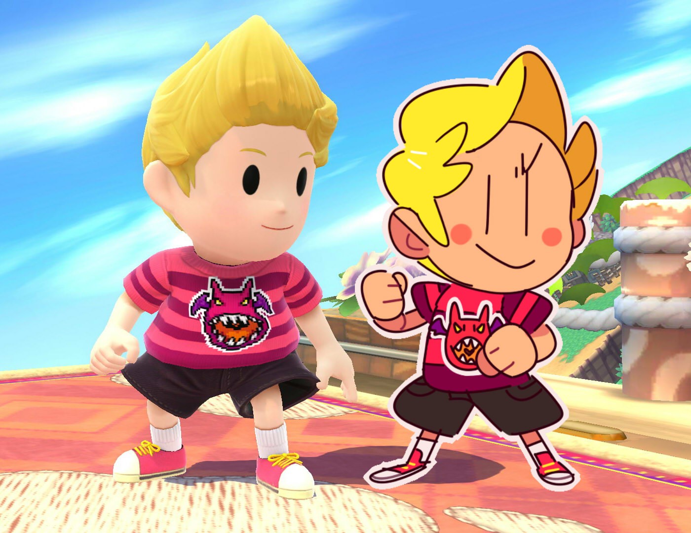 Ultimate Chimera Lucas (+Sprite Alt) [Super Smash Bros. (Wii U)] [Mods]