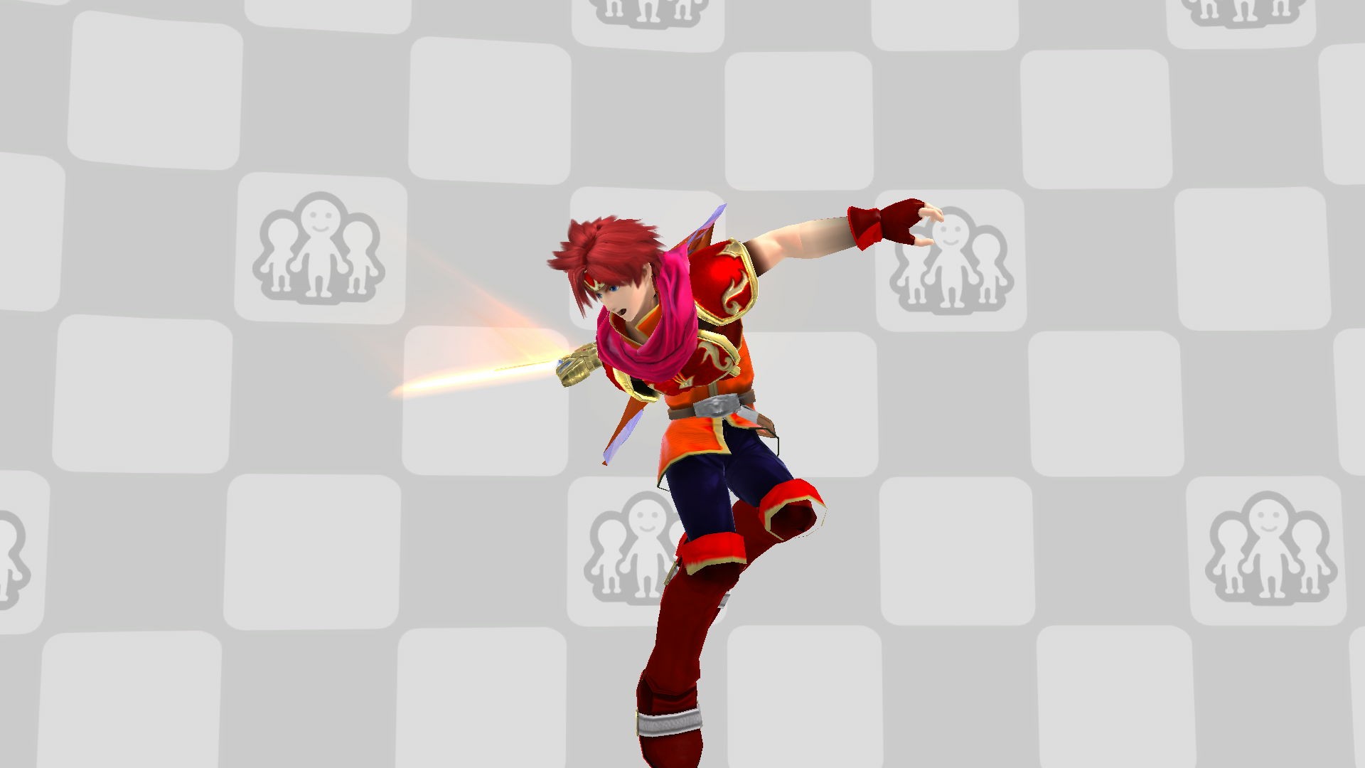 Red Melee Roy Version 1 [Super Smash Bros. (Wii U)] [Mods]