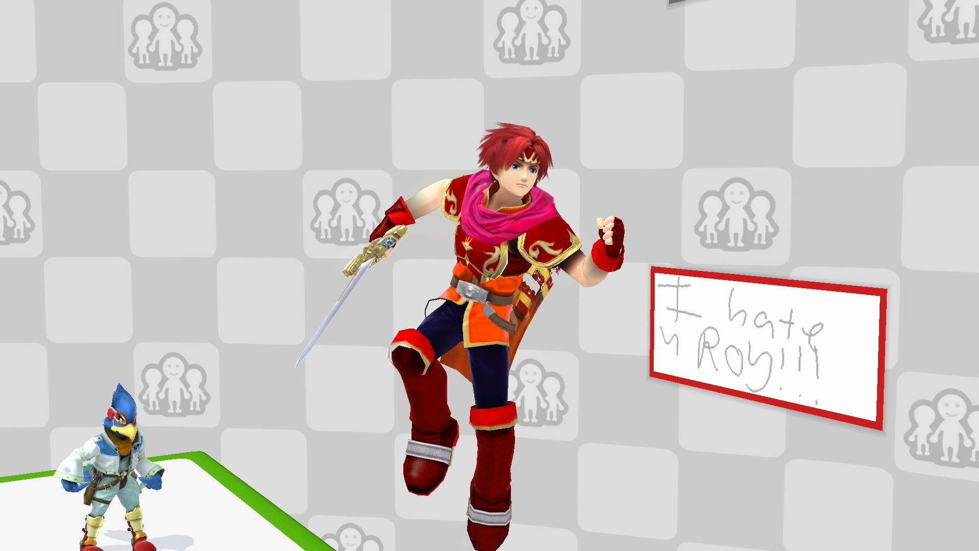 Red Melee Roy Version 1 [Super Smash Bros. (Wii U)] [Mods]