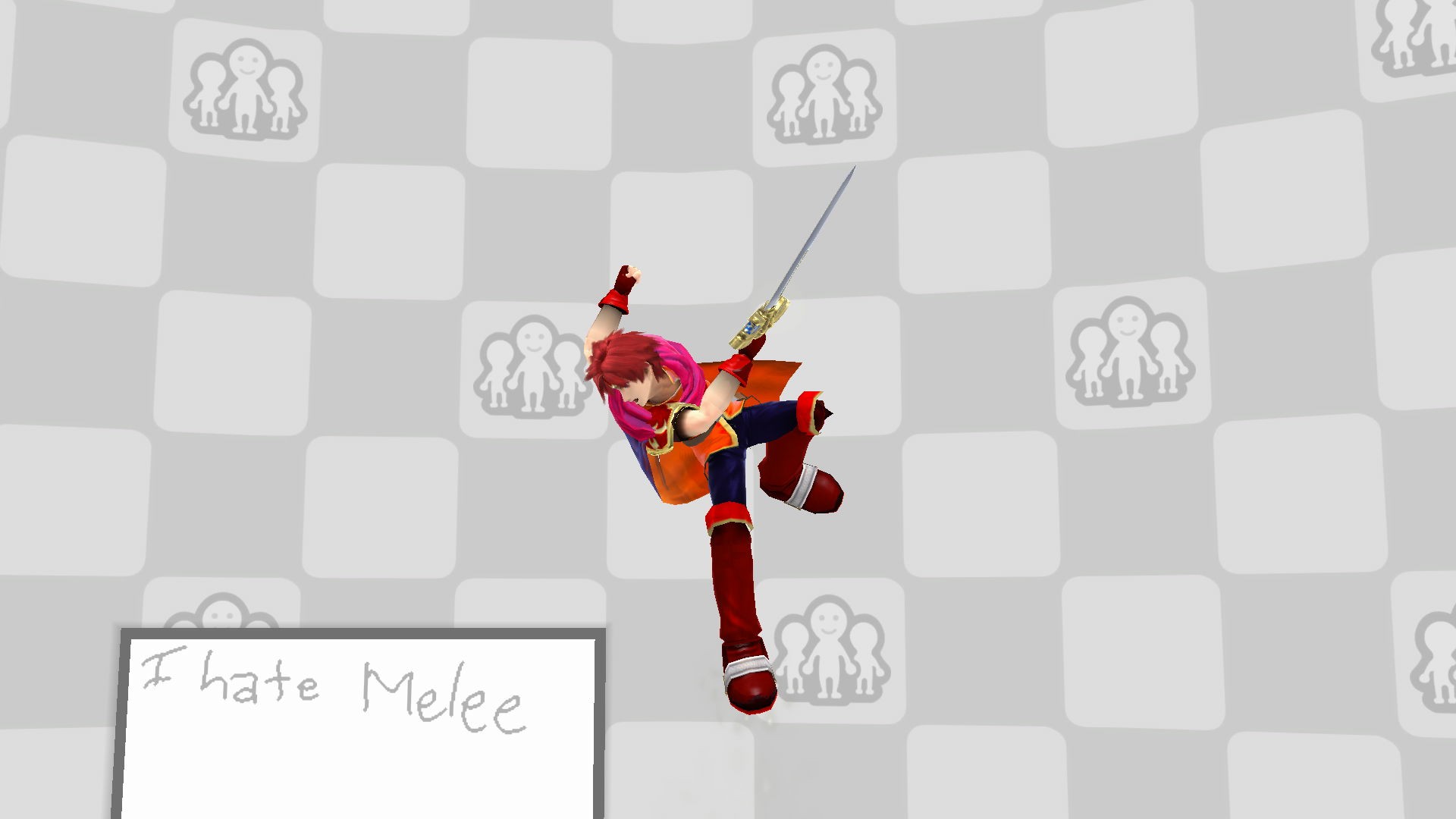 Red Melee Roy Version 1 Mod for Super Smash Bros. (Wii U) | SSB4U Mods