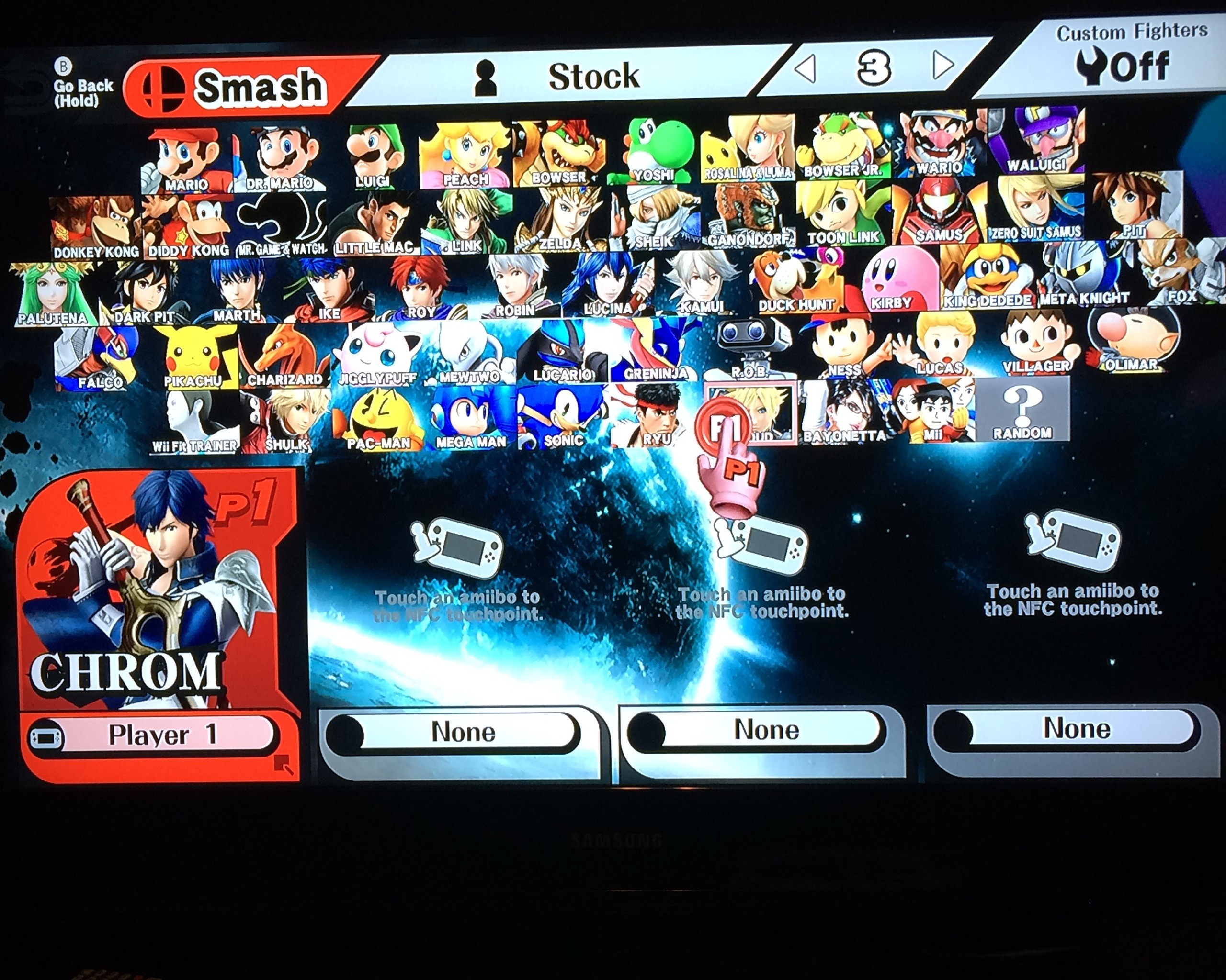 Chrom Full GUI( Nameplate, CSP, Etc) [Super Smash Bros. (Wii U)] [Mods]