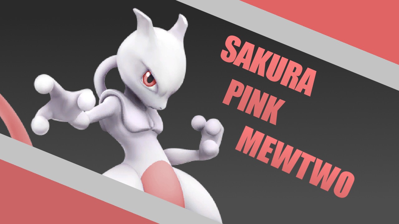 Sakura Pink Mewtwo [Super Smash Bros. (Wii U)] [Mods]