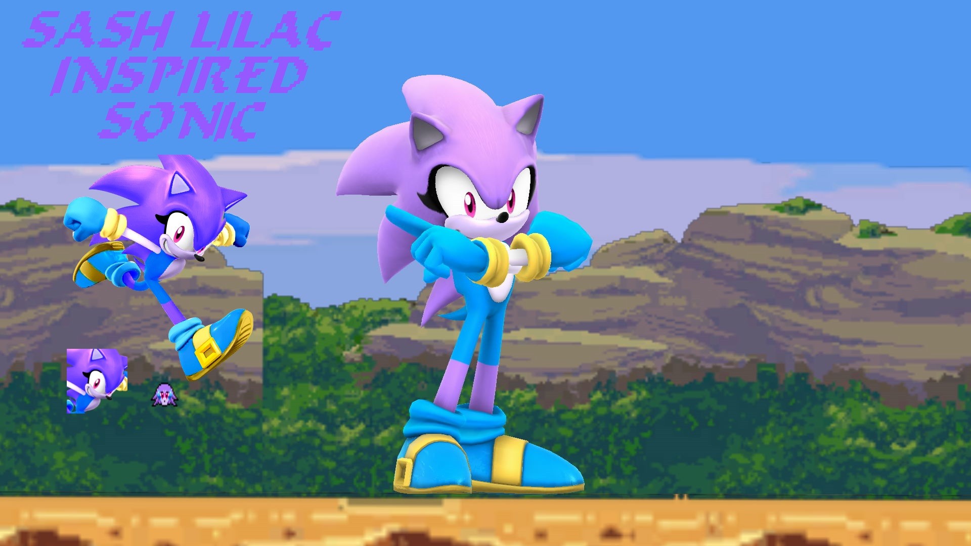 Sash lilac sonic [Super Smash Bros. (Wii U)] [Mods]