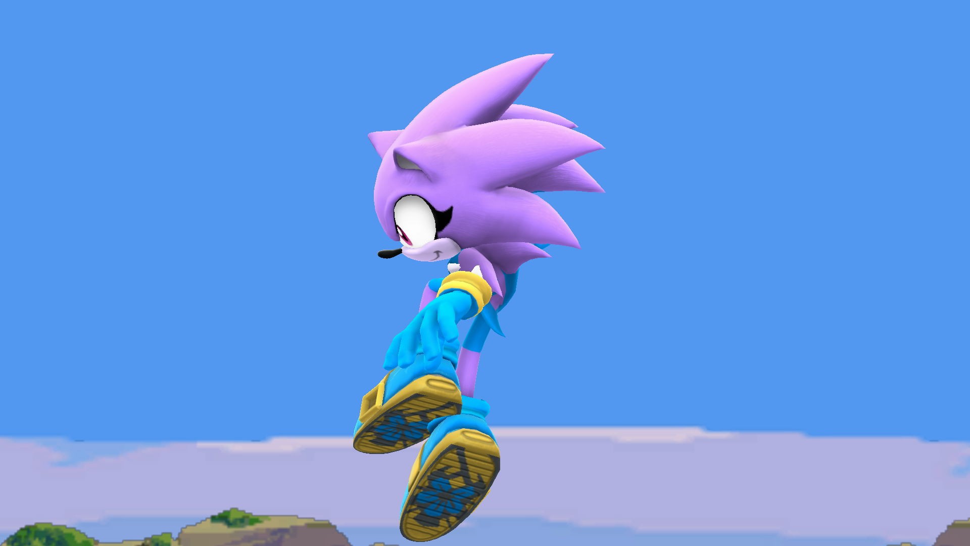 Sash lilac sonic [Super Smash Bros. (Wii U)] [Mods]
