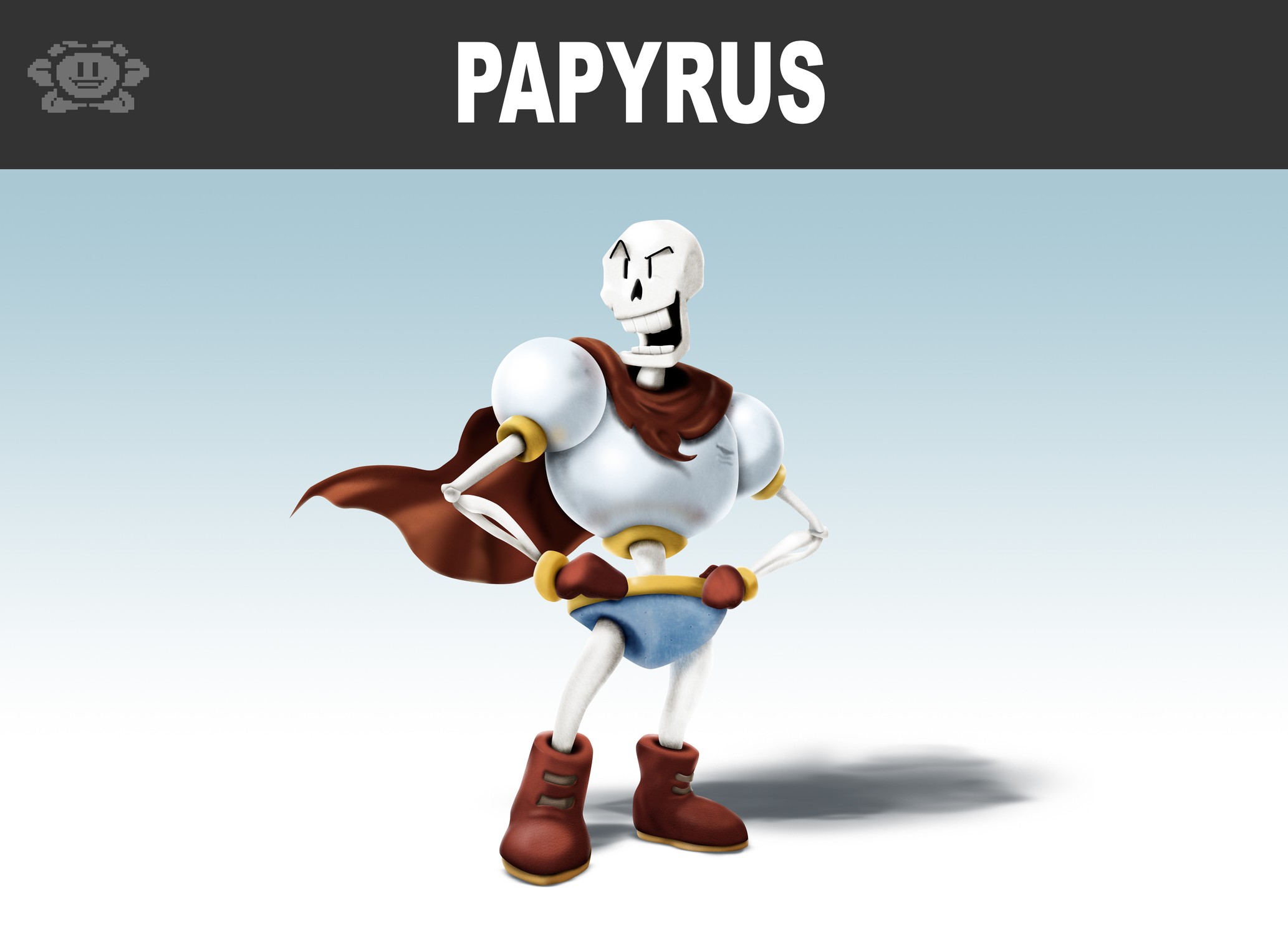 Papyrus (artwork) Mod for Super Smash Bros. (Wii U) | SSB4U Mods