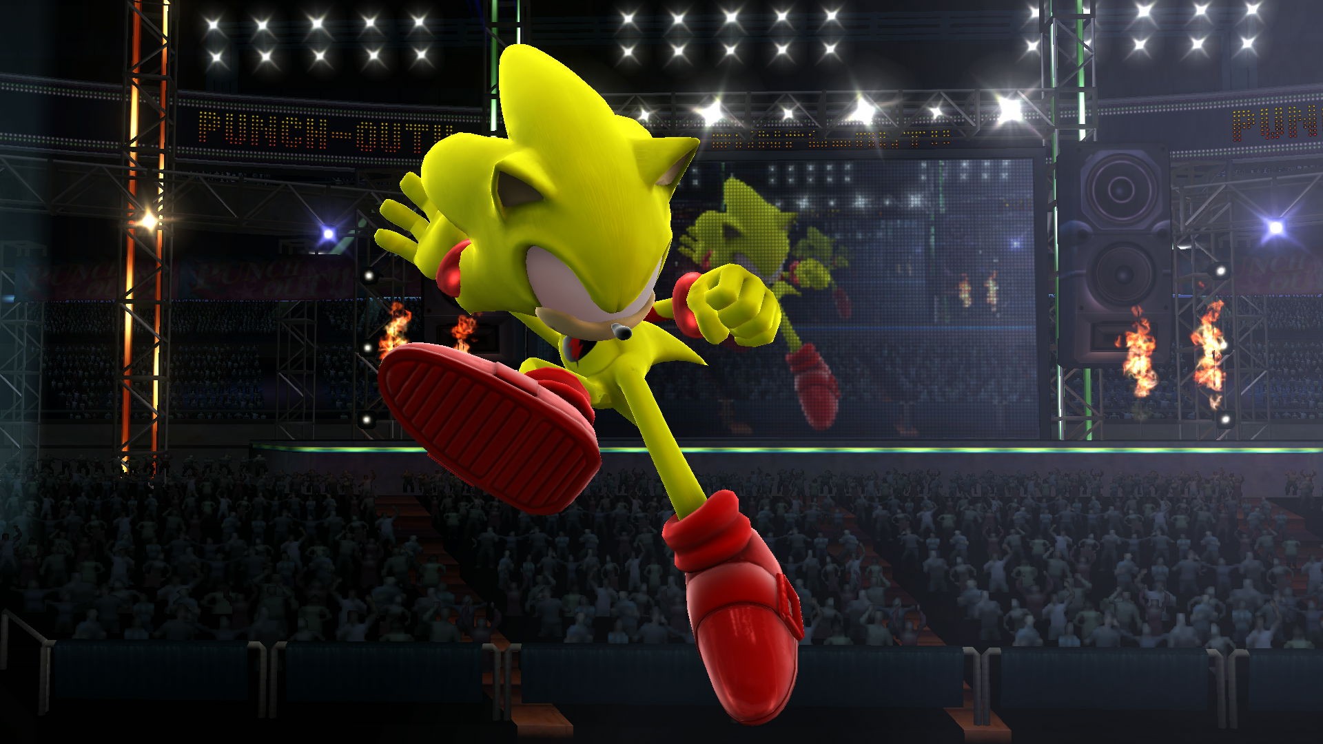 Reverse Flash Sonic [Super Smash Bros. (Wii U)] [Mods]