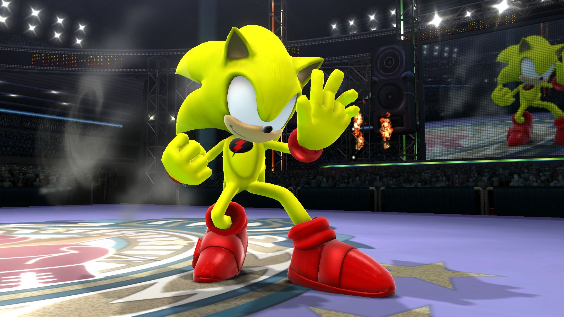 Reverse Flash Sonic [Super Smash Bros. (Wii U)] [Mods]