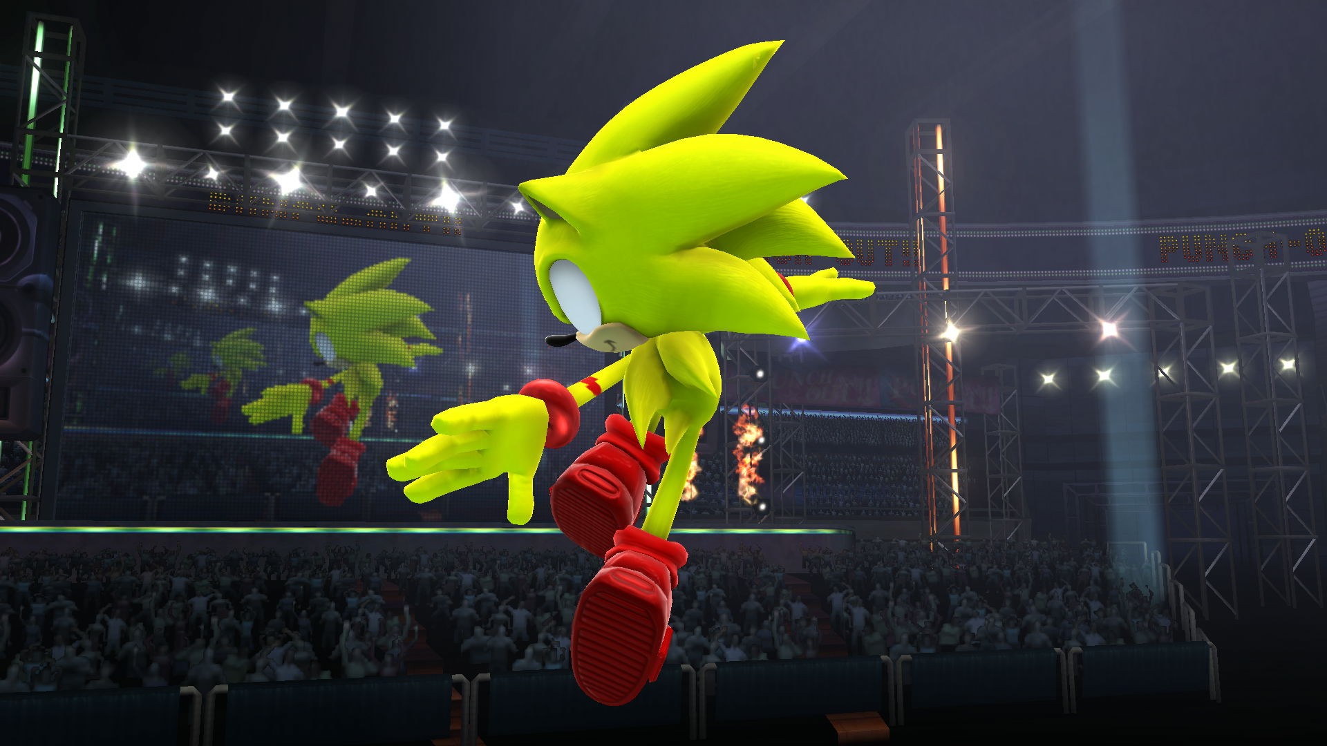 Reverse Flash Sonic [Super Smash Bros. (Wii U)] [Mods]