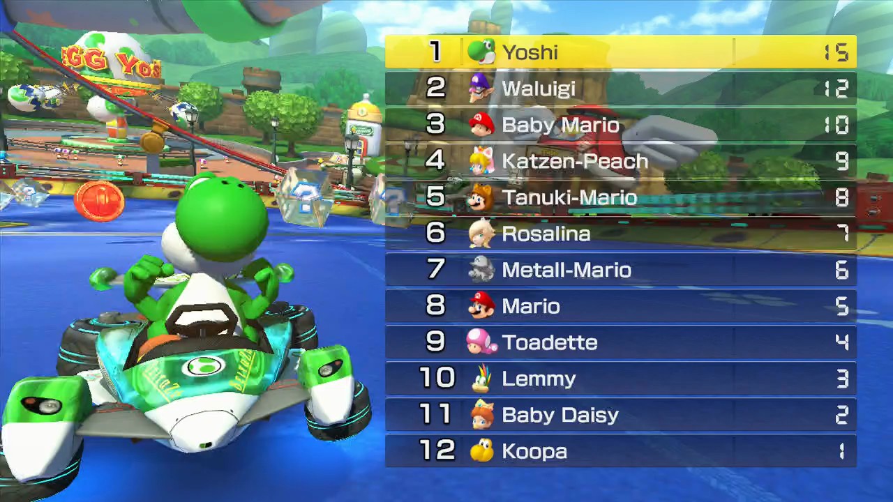 Green Yoshi Individual Circuit Special [Mario Kart 8] [Mods]