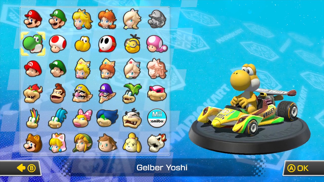 Yellow Mii/Yoshi/Shy Guy Circuit Special [Mario Kart 8] [Mods]