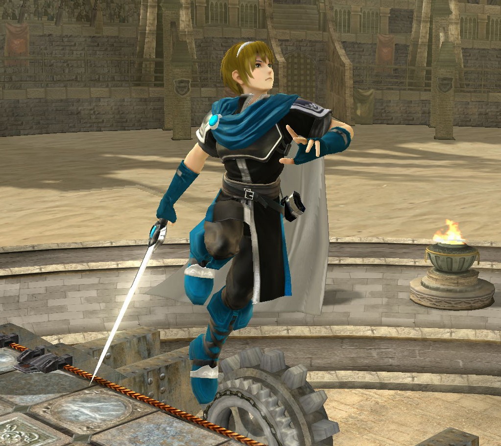 Blue White Black Marth Mod for Super Smash Bros. (Wii U) | SSB4U Mods