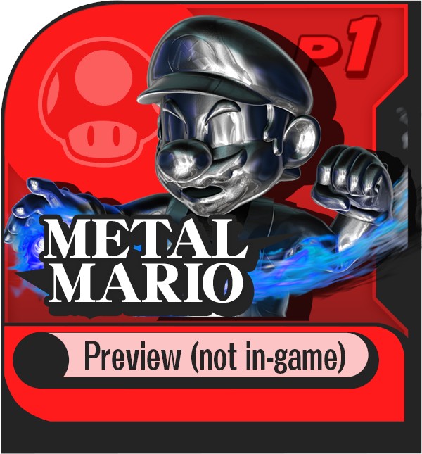 Metal Mario Deluxe (Optional Choices) Mod for Super Smash Bros. (Wii U ...
