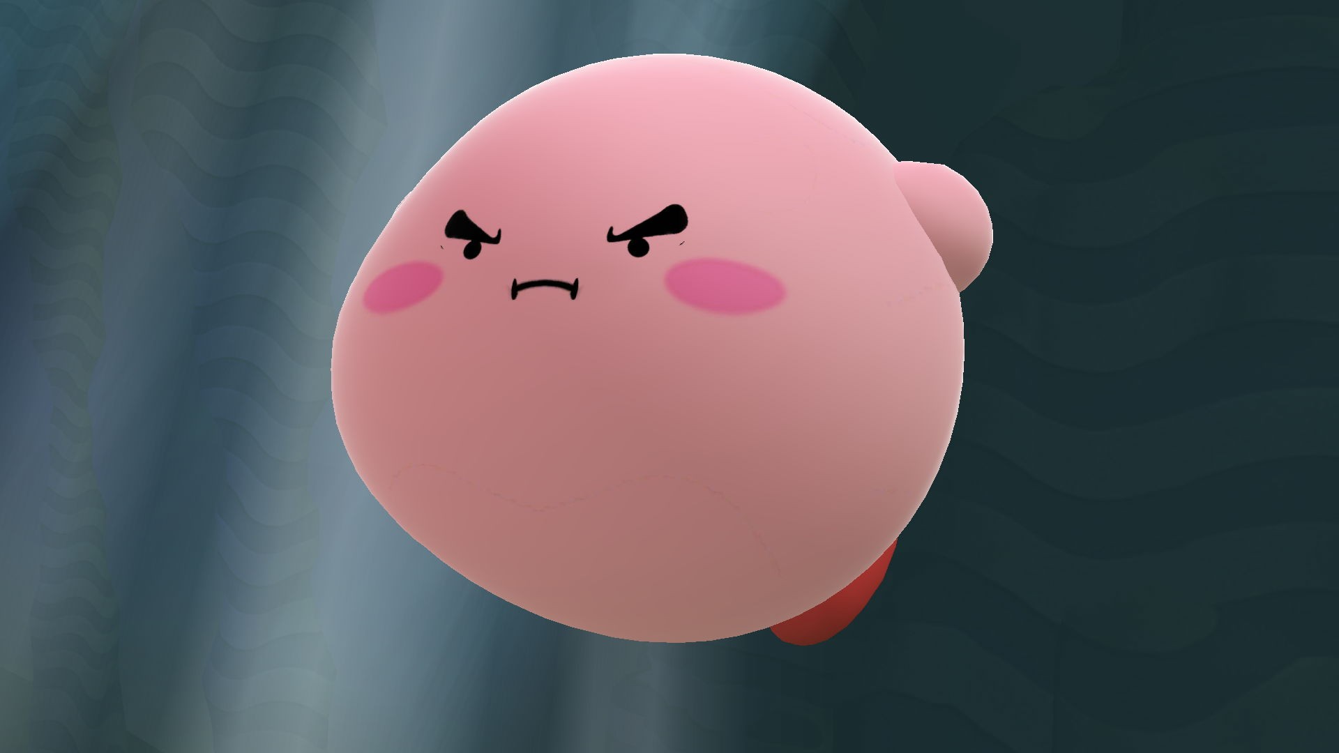 Grumpy Kirby [Super Smash Bros. (Wii U)] [Mods]