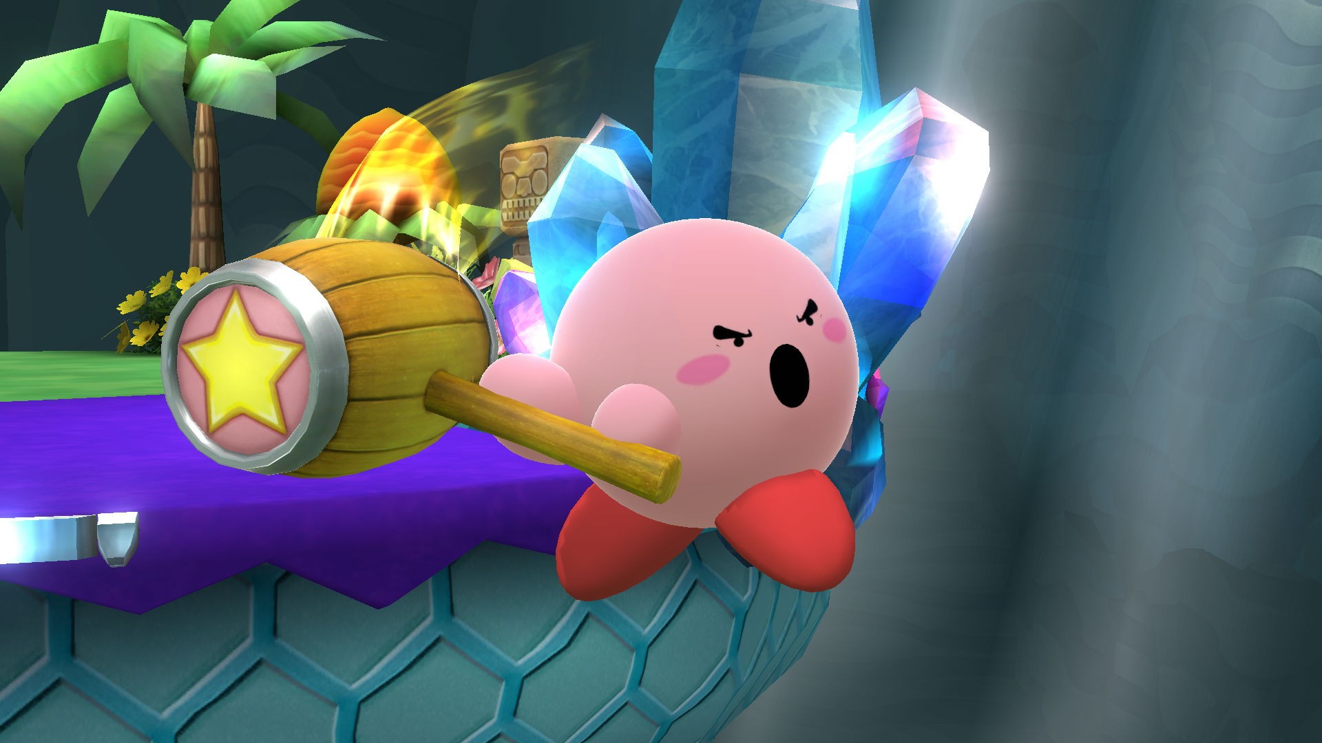 Grumpy Kirby Mod for Super Smash Bros. (Wii U) | SSB4U Mods