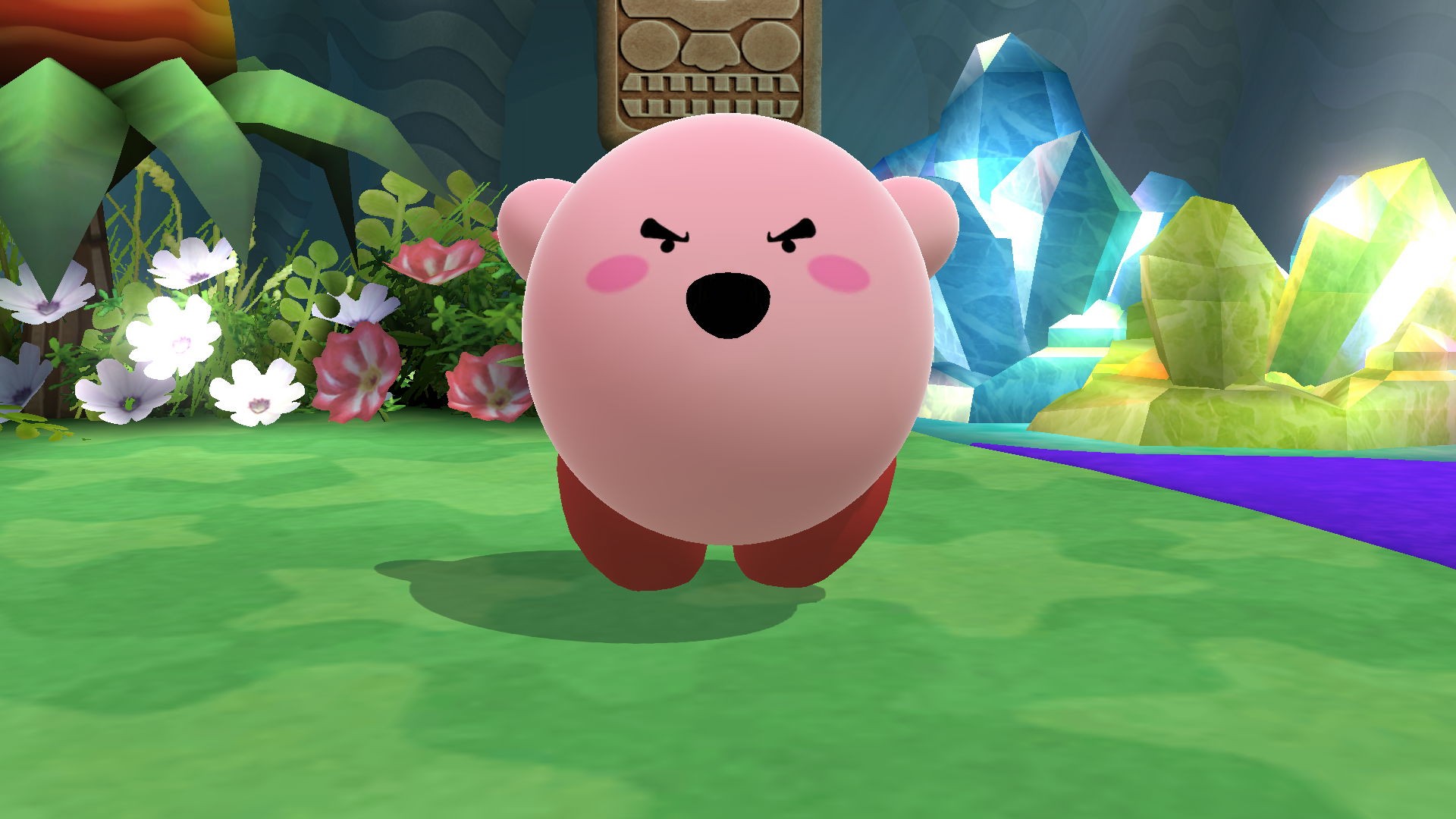 Grumpy Kirby Mod for Super Smash Bros. (Wii U) | SSB4U Mods
