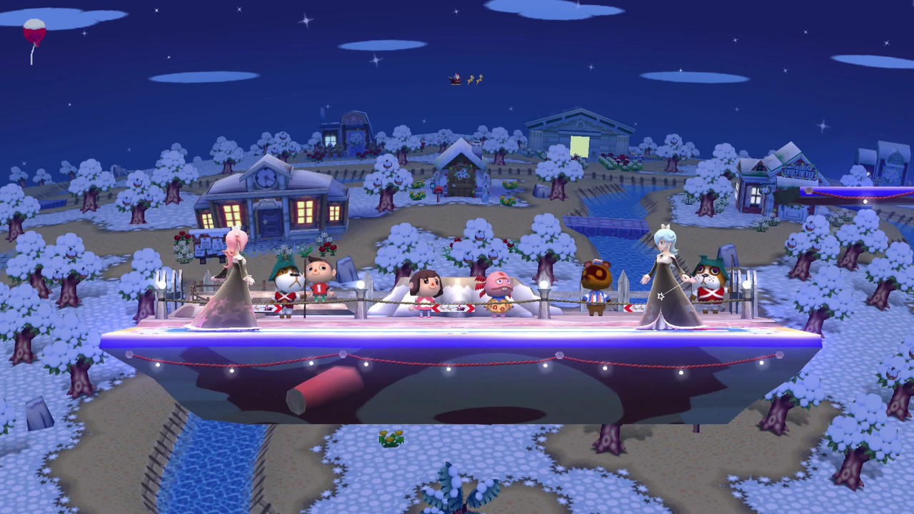 Night-Only Smashville! Mod for Super Smash Bros. (Wii U) | SSB4U Mods