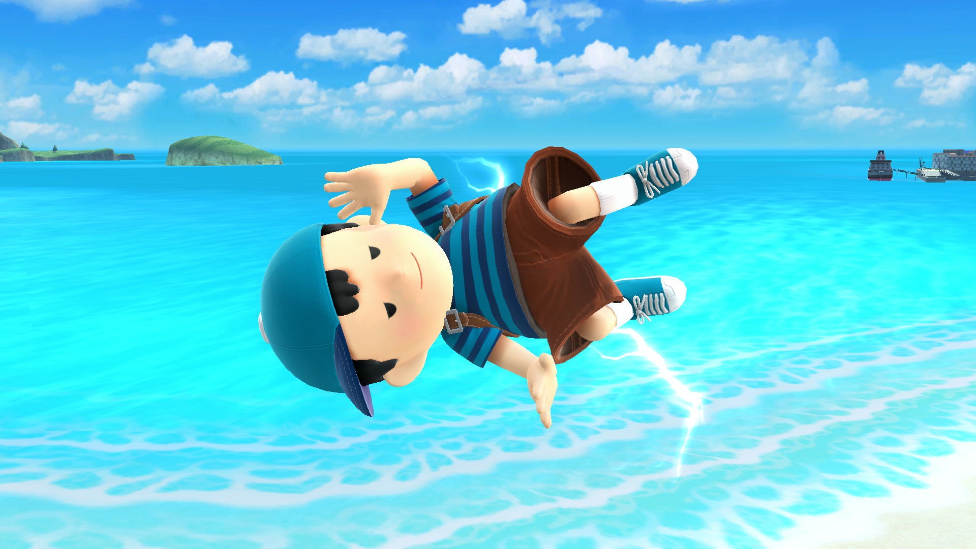 Blue Tan Ness [Super Smash Bros. (Wii U)] [Mods]