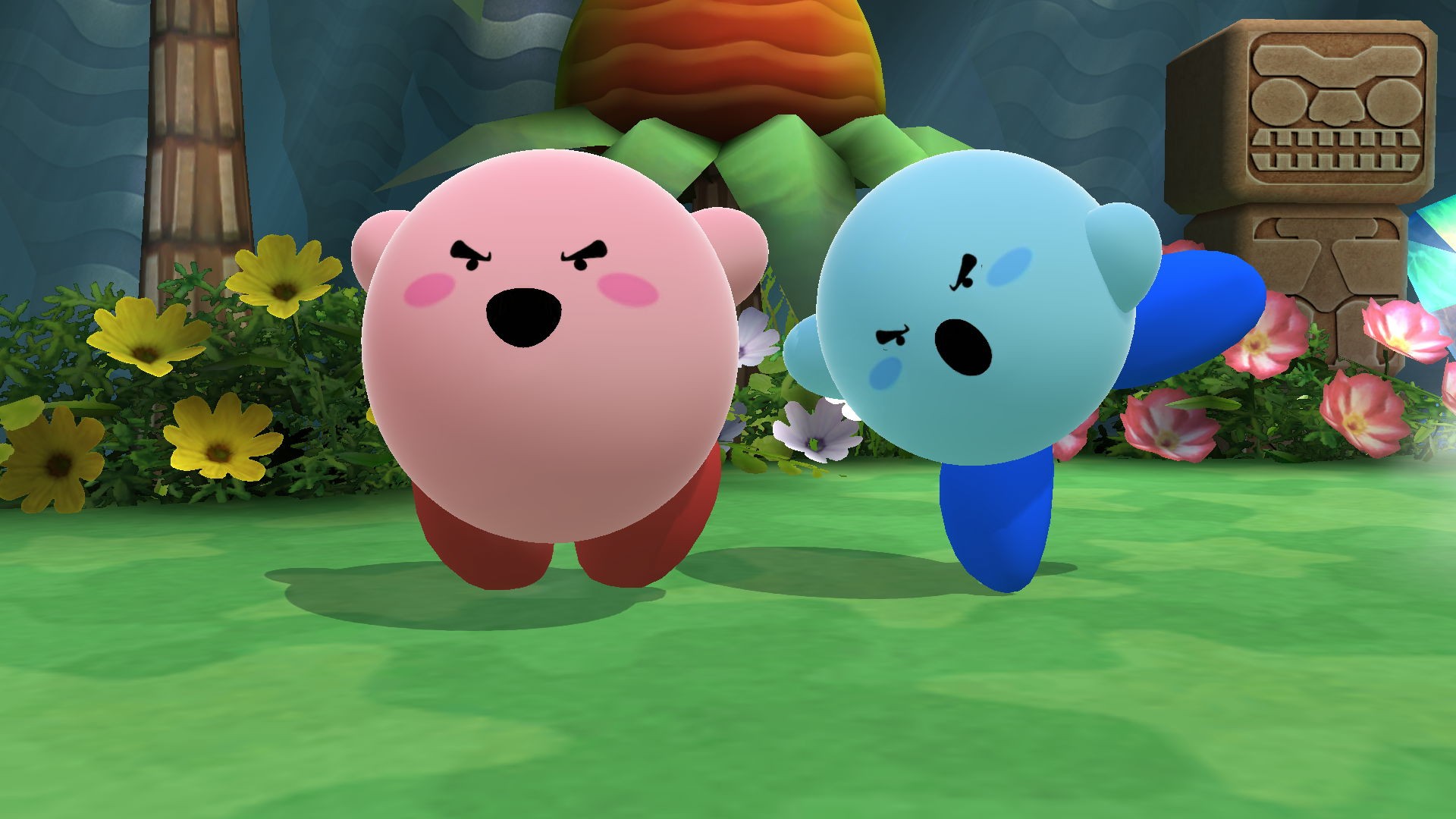 Grumpy Kirby Mod for Super Smash Bros. (Wii U) | SSB4U Mods