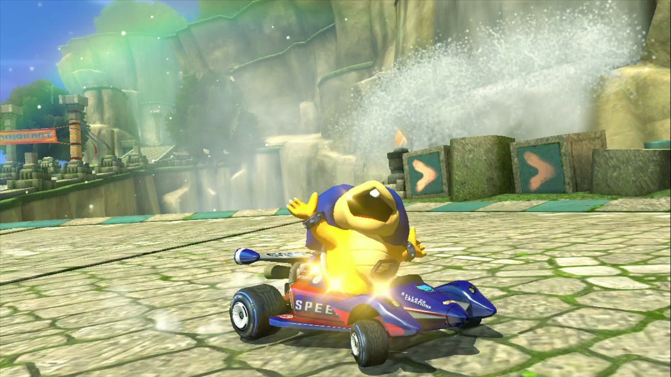 Circuit Special Type A "Blue Speed Racer" Mod for Mario Kart 8 | MK8 Mods