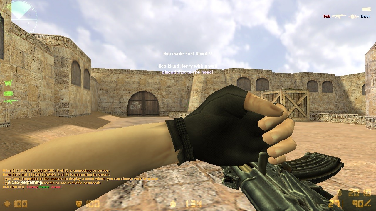 Stoke's Gloves on CZ Wrists.. Mod for Counter-Strike 1.6 | CS1.6 Mods